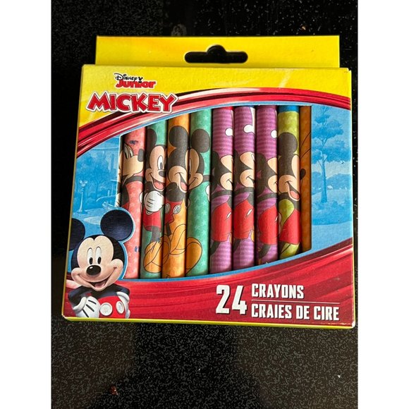 Disney | Toys | Disney Mickey Mouse 24 Crayons New In Box | Poshmark